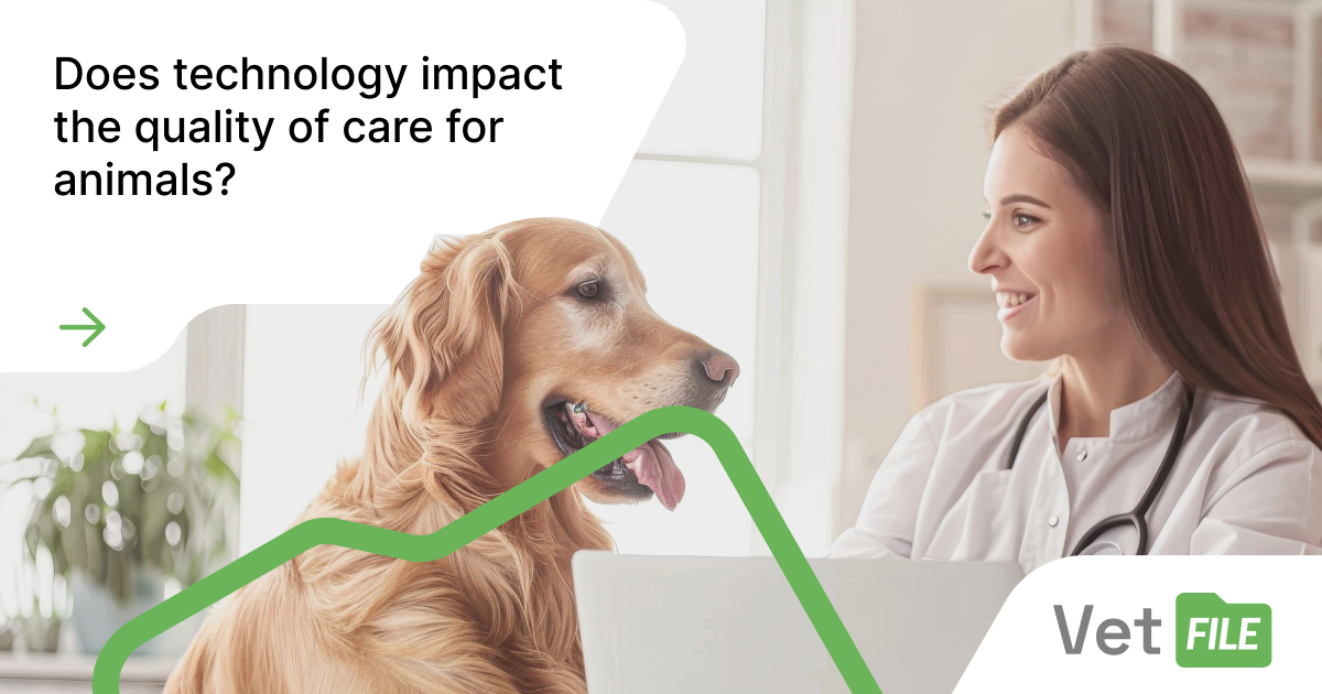Does technology impact the quality of care for animals?