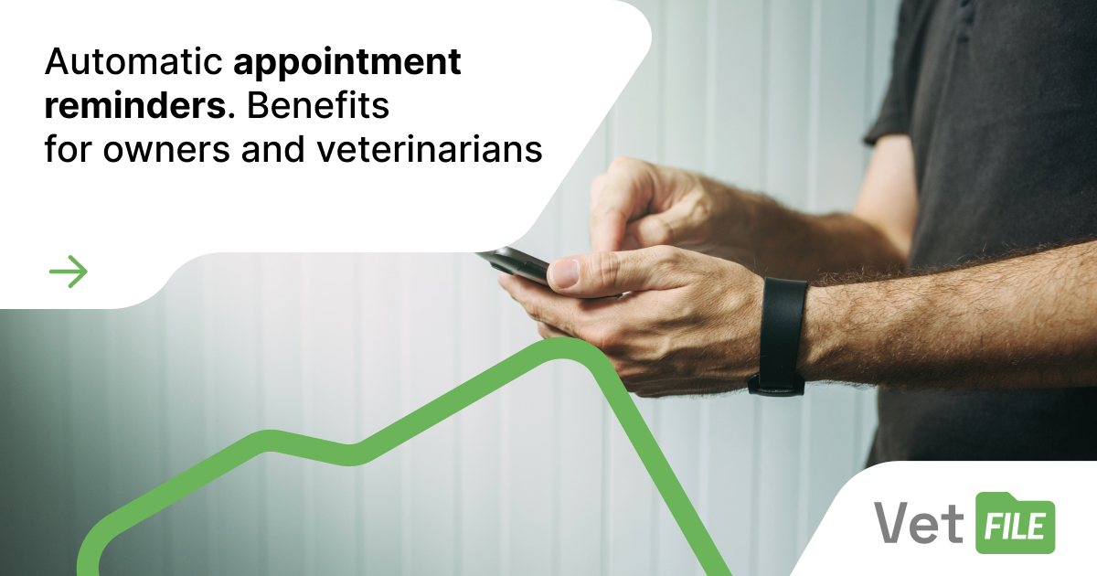 Automatic appointment reminders. Benefits for owners and veterinarians